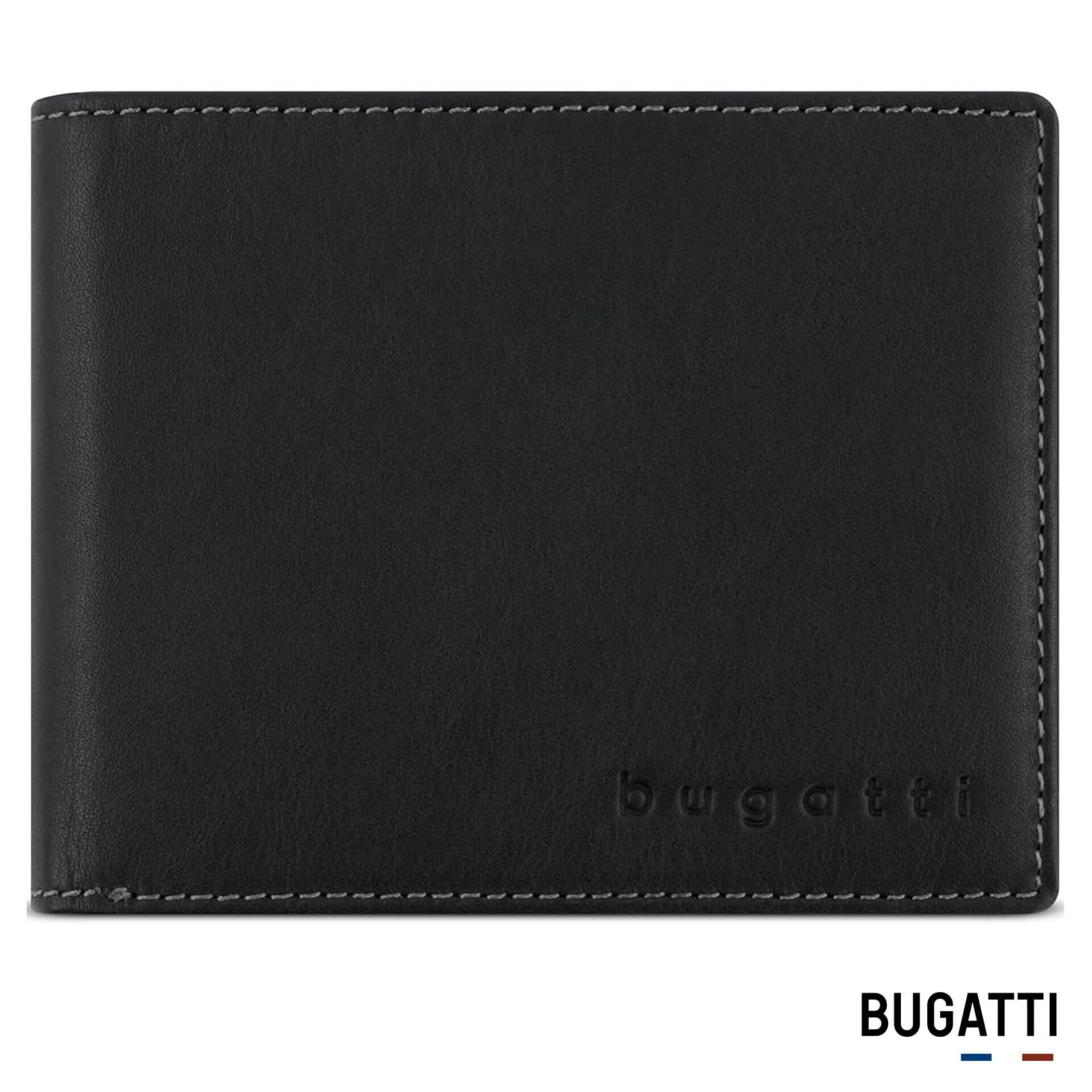 Bugatti Herren Geldbörse "Passion", Schwarz